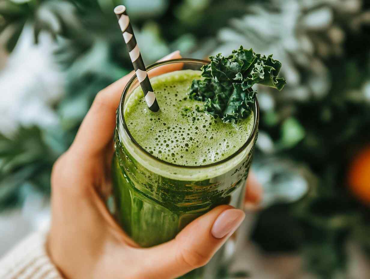 My Top 10 best Go-To Green Juice Recipe vegan